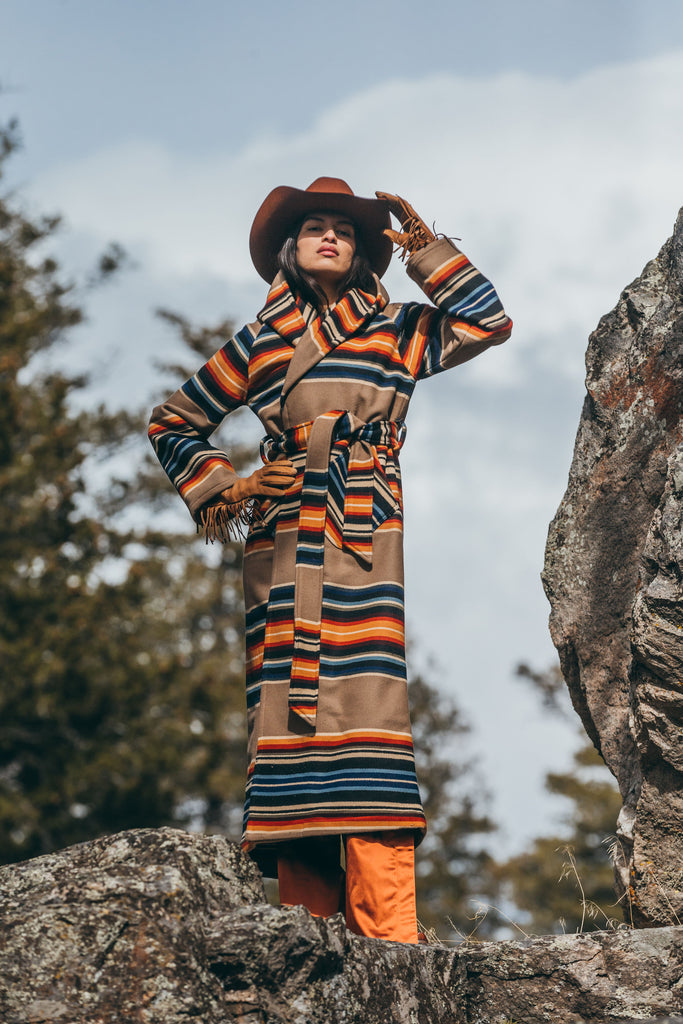 Serape Gray Horse Classic Duster – Lindsey Thornburg